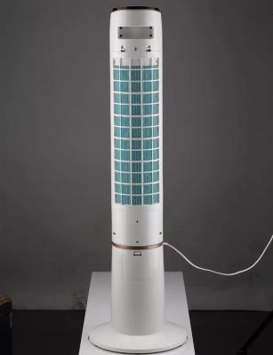 China Storable Electric Bladeless Standing Fan with TUYA Control and GS Certification for sale