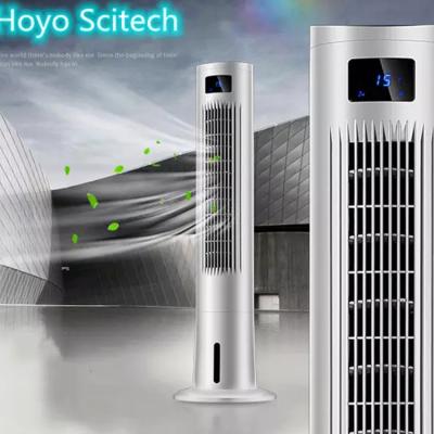 China Storable Electric Bladeless Standing Fan with TUYA Control and GS Certification for sale