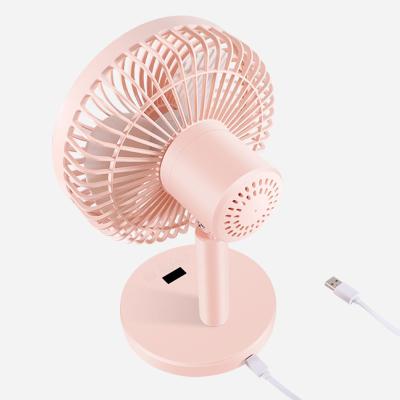 Cina Ventilatore da tavolo USB per il raffreddamento del computer portatile Regolabile in altezza Portatile 3,3-14 ore in vendita