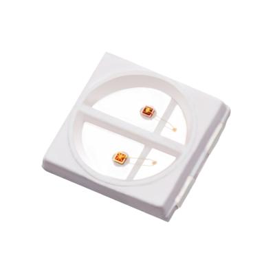 China 3030 Dual Chip Independent Control SMD LED Red 660nm IR 850nm Flat Lens High Brightness LED for sale