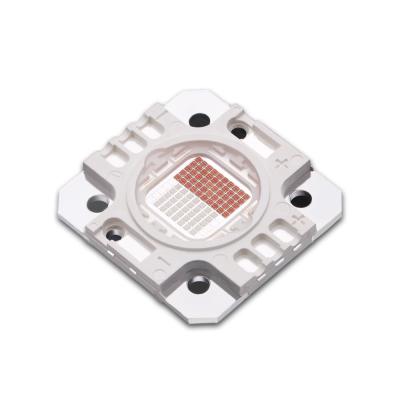 China Manufacturer direct wholesale 85W high power red blue COB LED. 620/460nm wavelengths, 140° wide beam, ideal for acne treatment and medical phototherapy devices. for sale