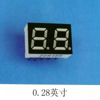 China 0.28 Inch 2 Digit 7 Segment LED Display DIP Package 7.11mm Compact Numeric Module for sale