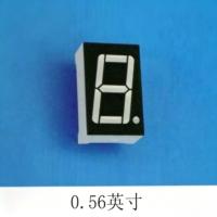 China 0.56 Inch 7 Segment LED Display 1 Digit High Brightness Common Cathode Anode 14.22mm for sale