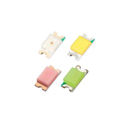 China 0603 Side View Chip SMD LED 1.6×0.8×0.6mm 130 Degree Wide Angle Multi Color For Wearable Device for sale