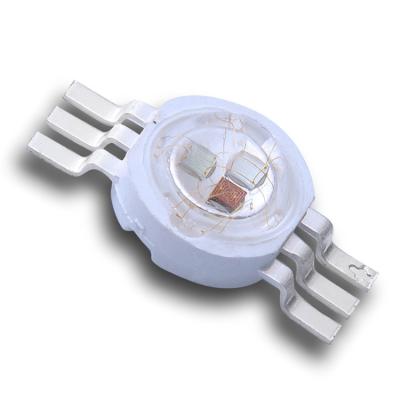 China 1.5W High Power RGB 3 In 1 LED Bead 6 Pin Multi Color LED Chip For Small Stage Light for sale