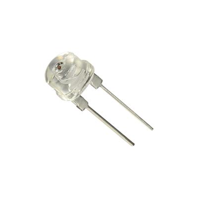 China 8mm High Brightness Low Decay Straw Hat LED Diode Lamp Beads for Flashlights and Lighting for sale