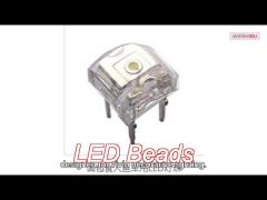 3mm piranha through hole led, f3 0.04w high brightness led diode, low light decay red yellow led