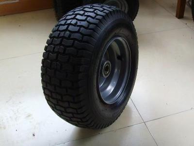 China TR13 Wiel 3.00-8 van staalrim hard soft rubber wheel Penumatic Pu Te koop