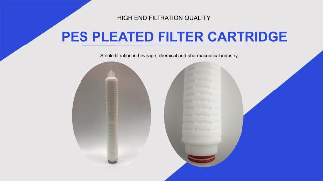 pleated filter cartridge for liquid Filtration