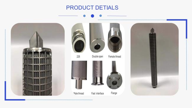 Stainless steel 316 melt polymer strainer oil pleated filter element for Industrial Chemical Plant