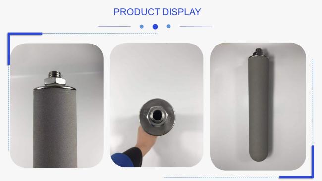 10 Inch Titanium Powder Sintered Filter Cartridge 3.0 Micron Filter Cylinder Liquid Filter Food Shop Food & Beverage Shops Round