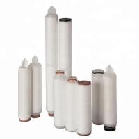 Quality Pleated filter cartridge PP membrane for Filters in water-treatment plants for sale