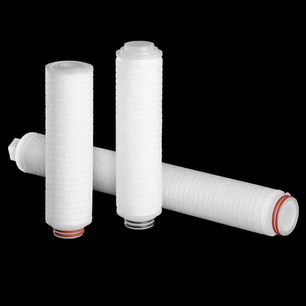 Quality Large Diameter 1 micron High flow Water Filter Cartridge Belt PP pleated filter element for water desalination for sale