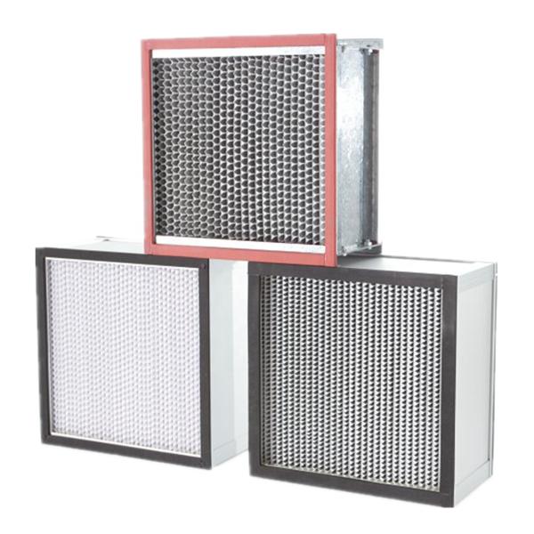 Quality H13 H14 U15 Filter AHU Aluminum Frame separator Air Filter HVAC Industry for sale