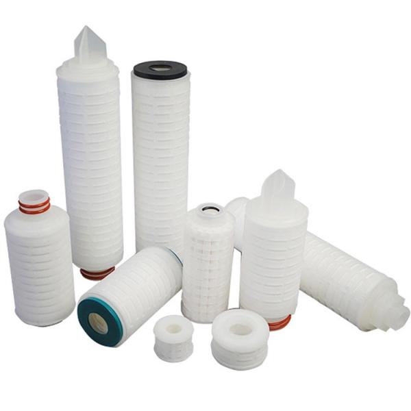 Quality 045 micron 10 inches 69 mm PP Membrane Pleated Filter Cartridge Beverage Filter for sale