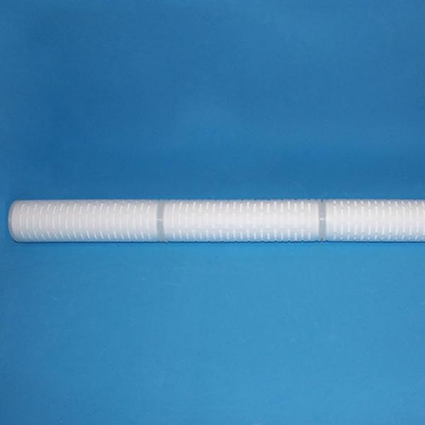 Quality high efficiency pp membrane pleated filter 0.1 micron 10 inch Double open end for sale