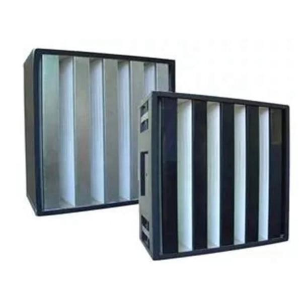 Quality H13 H14 U15 U16 Efficiency V - cell Plastic Frame Hepa Air Filter for sale