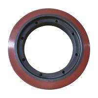 China 175mm Polyurethane Roller Wheels Replacement For AGV for sale