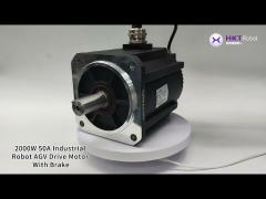 저전압 AGV 드라이브 모터 3000rpm 2000W 130x130