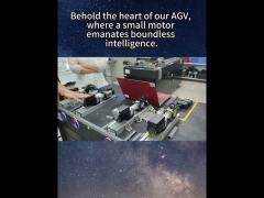 우리의 AGV의 심장을 보세요. 작은 모터가 무한한 지능을 발산합니다.