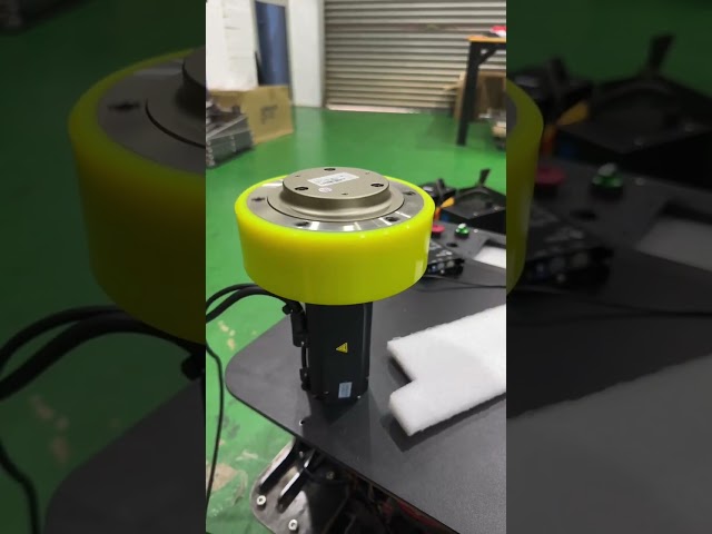 200mm 36V 전기 세르보 허브 모터 휠 AGV 로봇 리프팅 회전 메커니즘