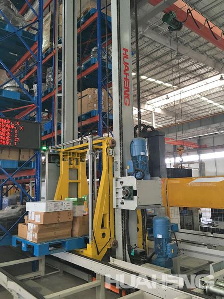 Quality 1200 X 1000MM Single Column Pallet Stacker Stacker Crane Warehouse for sale