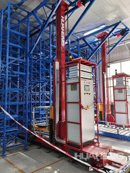 Quality 1200 X 1000MM Single Column Pallet Stacker Stacker Crane Warehouse for sale