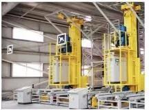 Quality 1200 X 1000MM Single Column Pallet Stacker Stacker Crane Warehouse for sale