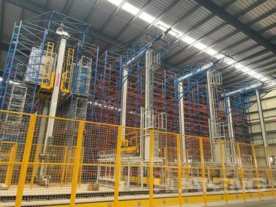 China Automatic Storage Lift Equipment Forklift Pallet Telescopic Fork Load 900kg for sale