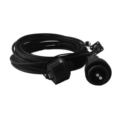 China LC SM 2 Cores 10 meters LSZH Black Jacket Fiber Optic Patch Cord for sale