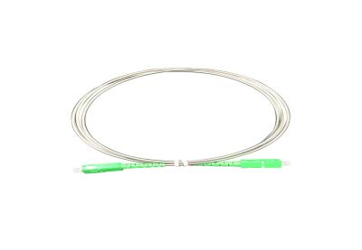 China SC/APC-SC/APC singlemode simplex 2 meters Armour fiber optic patch cord for sale