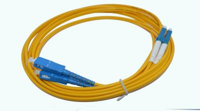 China Good Performance SC/UPC-LC/UPC duplex single-mode fiber optic cable for sale