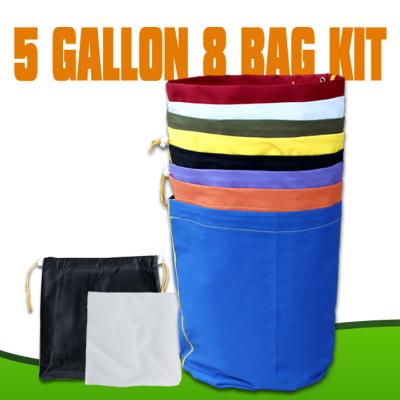 China Red Blue Yellow Hydroponics Herbal Ice Bubble Bags Hash Bags With 5 Gallon 8 Bag for sale