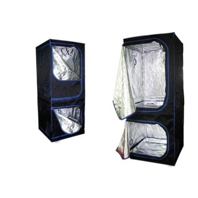 China Lightproof Hydroponics Homebox Twin Grow Tent for Indoor Plant Growth without Toxic for sale
