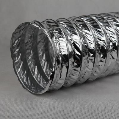 China Durable Non-alloy Acid And Alkali-resistance Two Layer Aluminum Flexible Ducts Hose For HVAC for sale