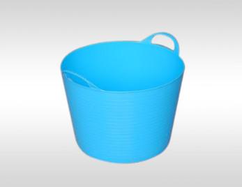 China 35L Medium PE Storage Tubtrug Bucket Tub with Two Handle Many Color Available for sale