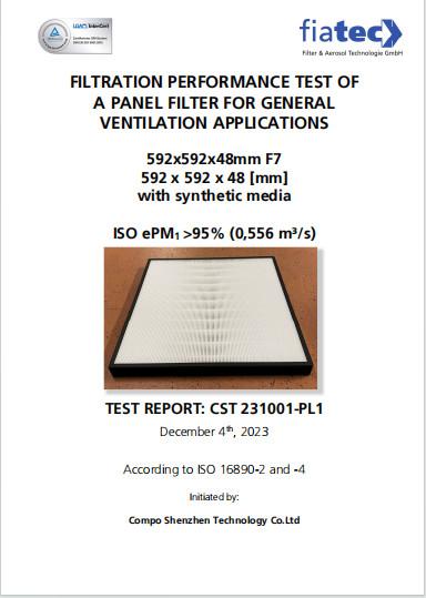 ISO16890 - Compo Shenzhen Technology Co., Ltd.