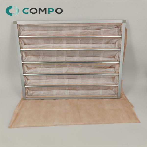 Quality Fiberglass AHU Filter G4 F5 F6 F7 F8 F9 Hepa Air Conditioning Bag Filter for sale