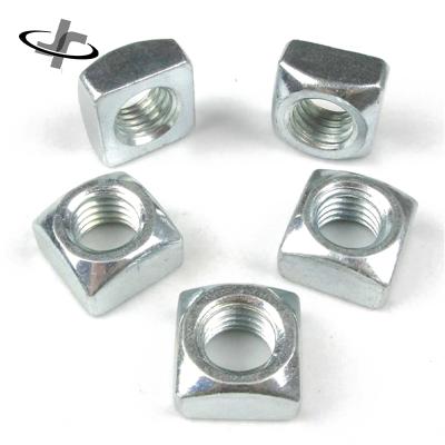 China Heavy Industry Square Nut M4 M6 M8 National Standard Fastener Piece Connecting Square Nut for sale