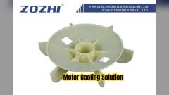 White Plastic Fan Blade 24x151mm 7 Blades