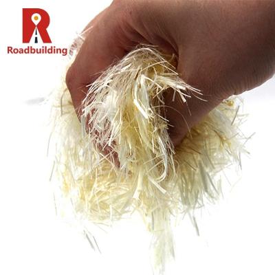 China MSDS Definition PP Monofilament Fiber Pavement Materials Cotton Like for sale