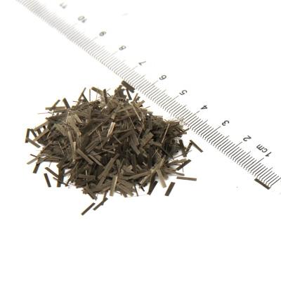 Cina Asfalto calcestruzzo con filo marrone tritato 3 mm di fibra di basalto in vendita