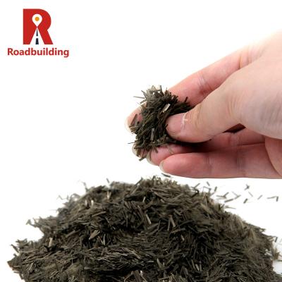 Cina 2.65g/Cm3 Densità Alta resistenza Fibra tritata di basalto per rinforzo in resina di calcestruzzo in vendita