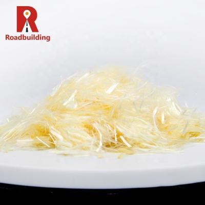 Cina Staple Define Fibra di polipropilene Bianco Giallo chiaro cotone Come in vendita