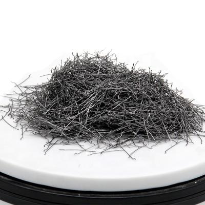 Cina Pellet di fibra di cellulosa di acciaio inossidabile torto non secondario per calcestruzzo in vendita