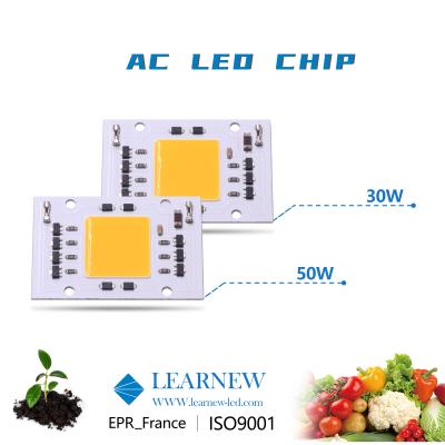 China Full Spectrum AC 50w LED COB Chip 200v 240v 4046 AC LED Chip For Grow Light for sale