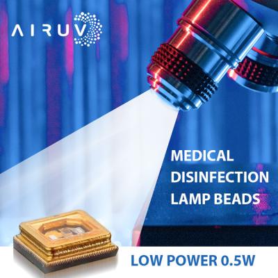 China High Power SMD 3535 UVC LED 270NM 280NM 0.5W UVC LED Chip For Air Water Disinfection for sale