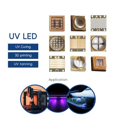 China High-Power UVB LED Chip 0.5W-5W 290-315nm Narrow Wavelength with 2-Year Warranty for 3D Printer and High-Intensity Curing for sale