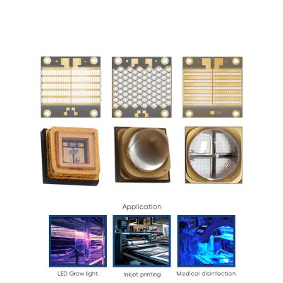 China Top Quality UVC LED 250nm 260nm 270nm 280nm 0.5W SMD Type for Portable Sterilization Box and Washing Machine for sale