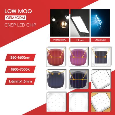 China Outdoor Lighting LED Car Headlights LED Stage Light 3W CSP CNSP 1616 SMD LED Chips Pure White Color 1000mA 6500K for sale